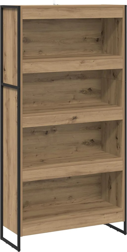 Knihovna 80 x 30 x 155 cm Kompozitní dřevo Umělecký dub 3403009