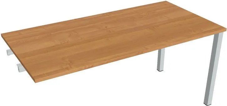 Hobis Kancelářský stůl řetězící Hobis UJ 1600R, deskaakát, černá černá