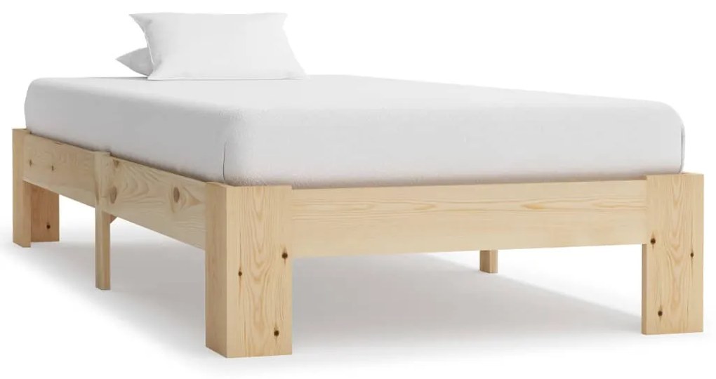 283281 vidaXL Rám postele masivní borové dřevo 100 x 200 cm