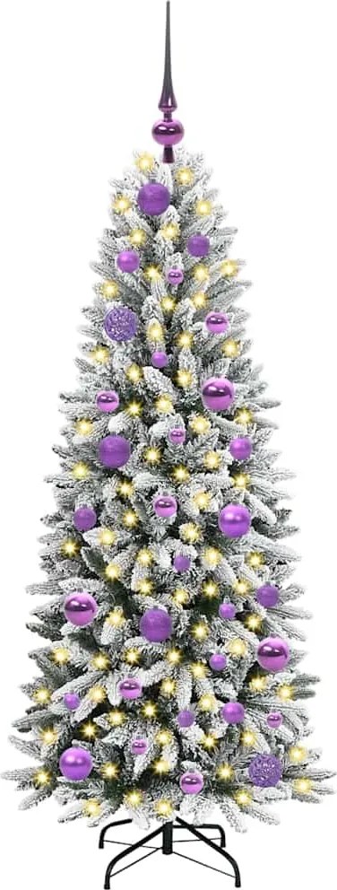 Umělý vánoční stromeček Bílá 120 cm PVC, plast, ocel a PE 3396027