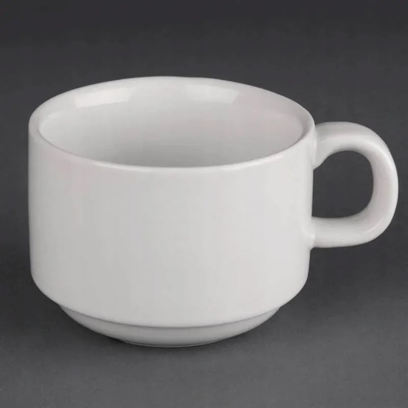 Olympia Hotelware Šálek porcelánový na kávu bílý 200 ml., (24 ks)