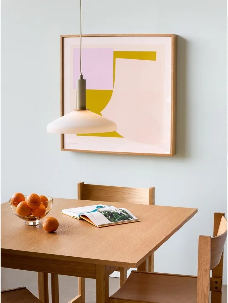 Jídelní stůl v dekoru dubu 110x110 cm Geo – Hübsch