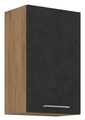 Horní kuchyňská skříňka Woodline 45 G-72 1F, Barva: dąb lancelot / dark wood