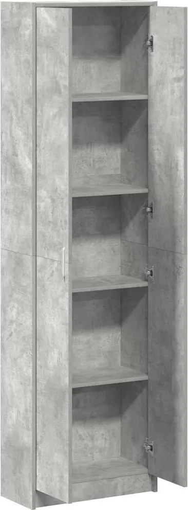Šatní skříň Betonově šedá 55 x 25 x 189 cm Kompozitní dřevo 3334011