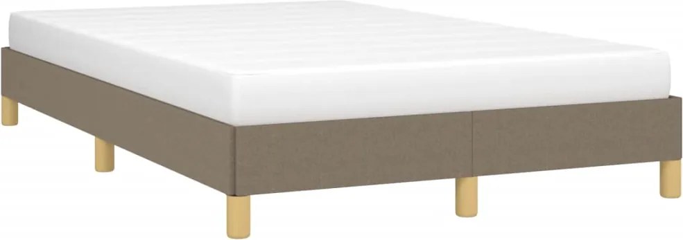 Rám postele bez matrací taupe 120x190 cm textil 3269616