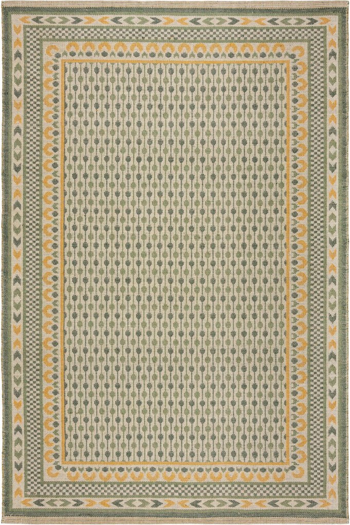 XXXLutz TKANÝ KOBEREC, 160/230 cm zelená Flair Rugs - Online Only koberce & rohožky - 003165041202
