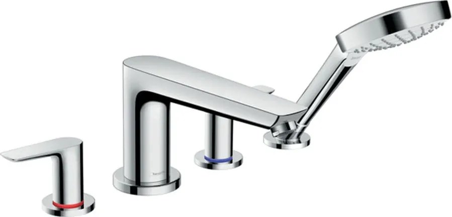Hansgrohe Talis E, baterie na okraj vany, 4-otvorová instalace, chromová, 71748000