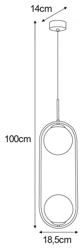 Závěsné svítidlo K-5101 z řady PARVA