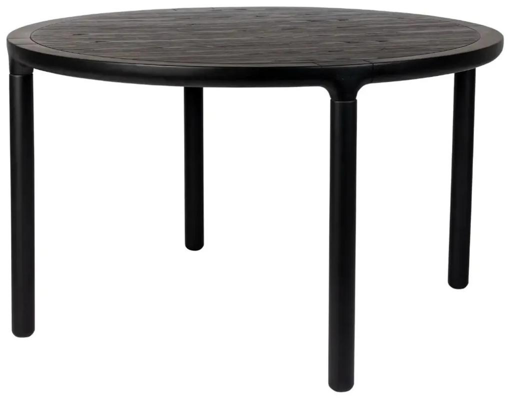 OnaDnes -20% Černý dřevěný jídelní stůl ZUIVER STORM 128 cm