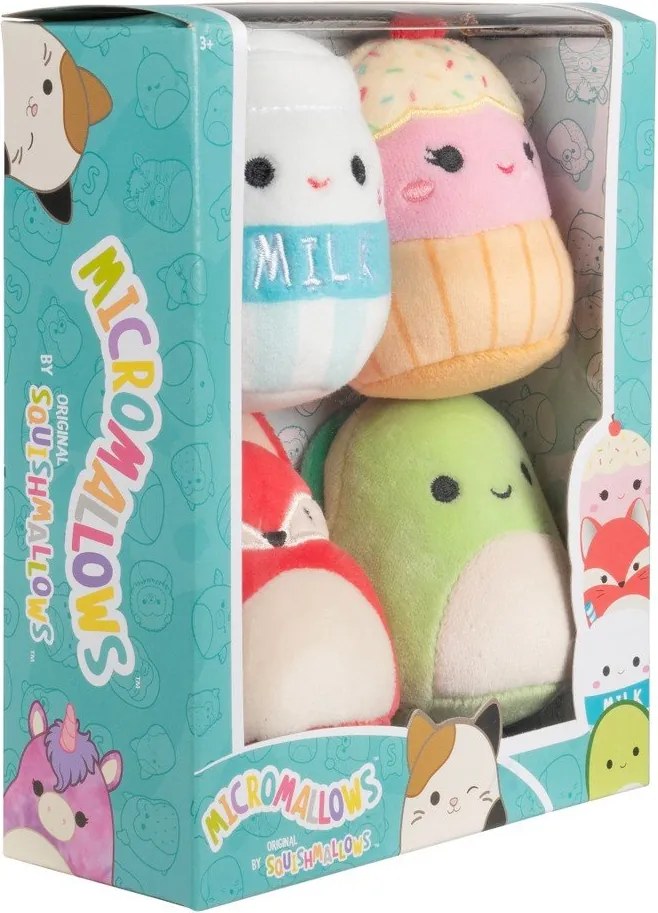Plyšové hračky v sadě 4 ks Micromallows 4Pack – SQUISHMALLOWS