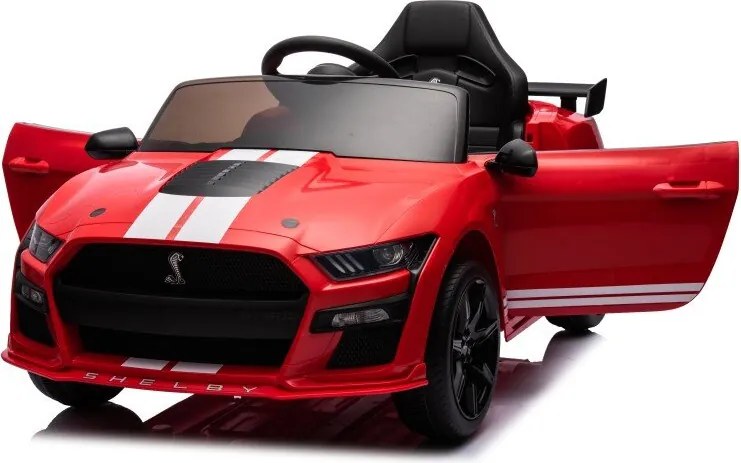 LEAN CARS Elektrické autíčko Ford Mustang GT500 Shelby červené