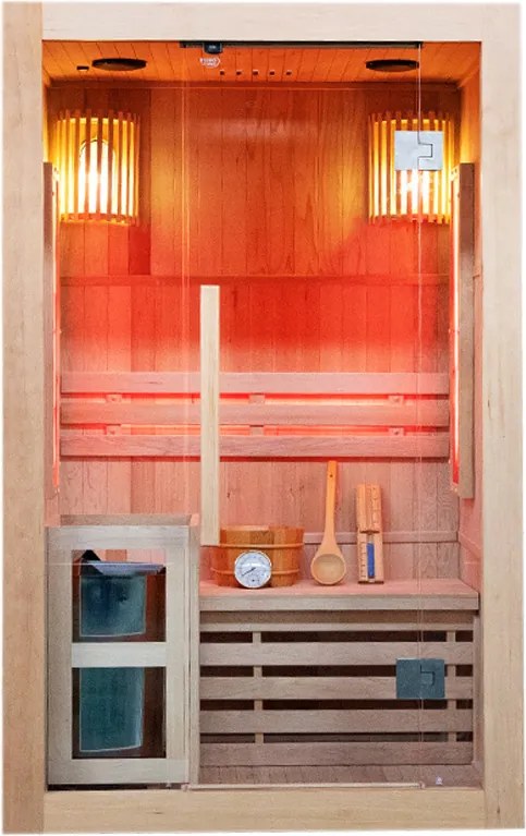 BPS-koupelny Finská sauna Relax HYD-3938 120x105, 1-2 osoby