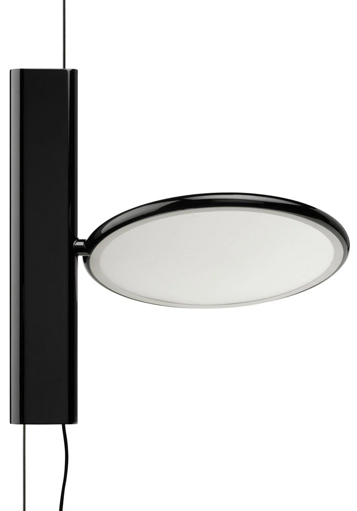 Flos F4640030 OK, černé svítidlo mezi podlahu a strop se stmívačem, 18W LED 2700K, max. 400cm