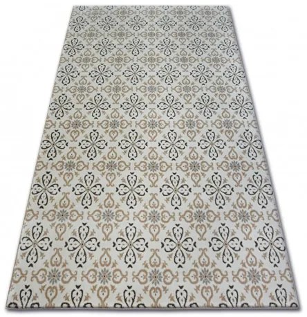 Koberec ARGENT - W4949 květiny krémový