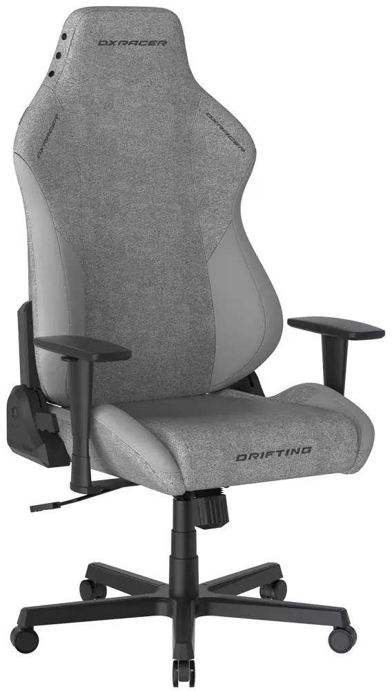Herní židle dxracer drifting xl šedá, látková