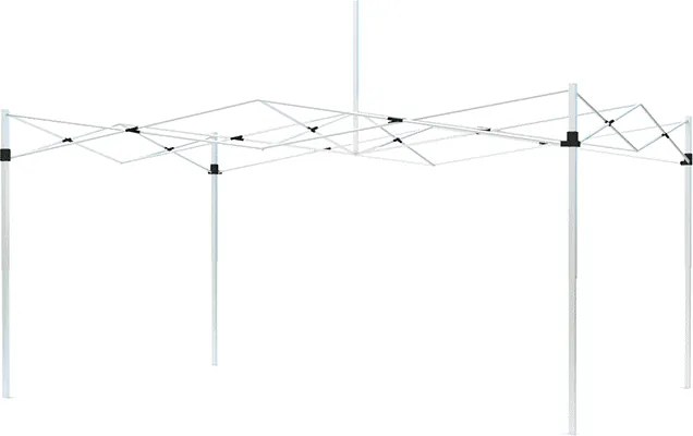 TRENDIE Hliníkový nůžkový stan 3x4,5m béžový
