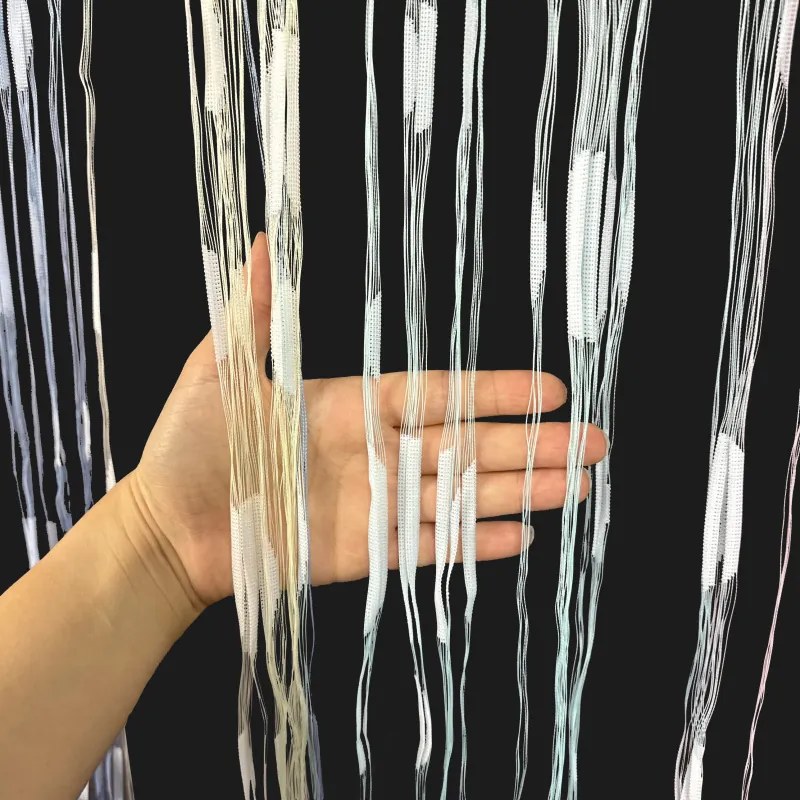 Provázková záclona Ambiance Rainbow 250 × 300 cm
