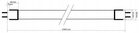 ECOLIGHT LED trubice - T8 - 25W - 150cm - 3250lm - studená bílá