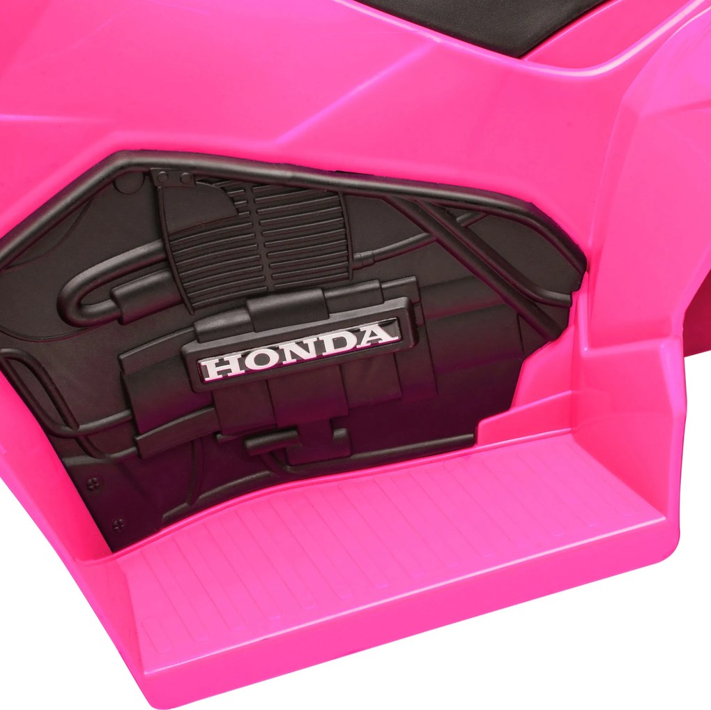 AIYAPLAY Elektrický čtyřkolka pro děti ve věku 18-36 měsíců s licencí HONDA, 6V bateriový vůz s LED světlomety, klaksonem, rychlostí 2,8 km/h, rozměr…
