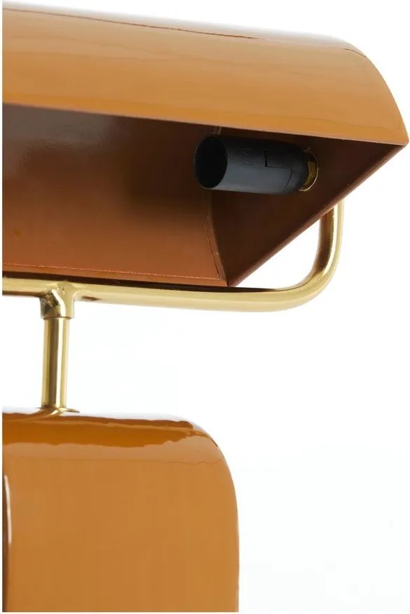 Oranžová kovová stolní lampa (výška 38 cm) Cardona – Light & Living