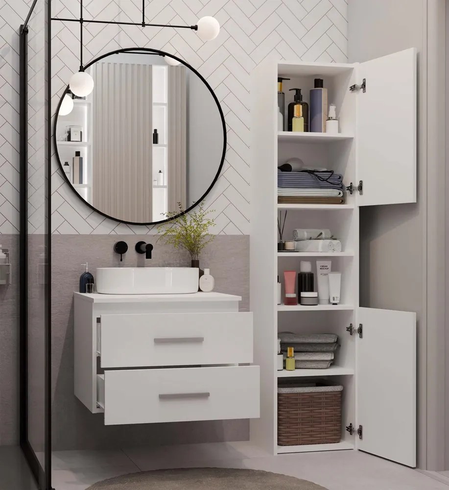 Skříňka pod umyvadlo NEL 60 bílá