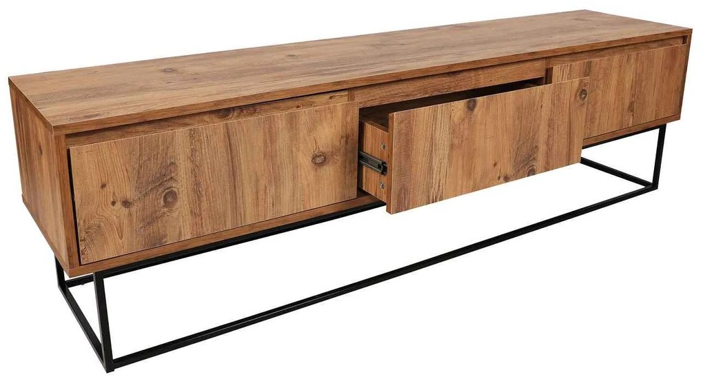 Designový TV stolek Olesia 180 cm vzor ořech