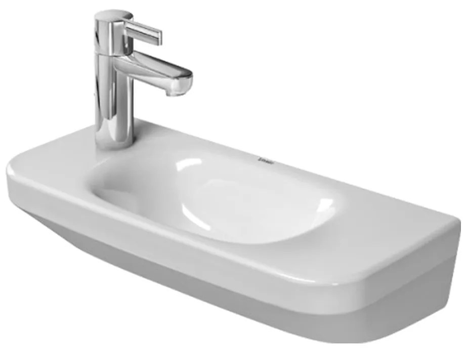 Duravit Durastyle - Umývátko 500x220 mm, otvor na baterii vlevo, bílá 0713500009