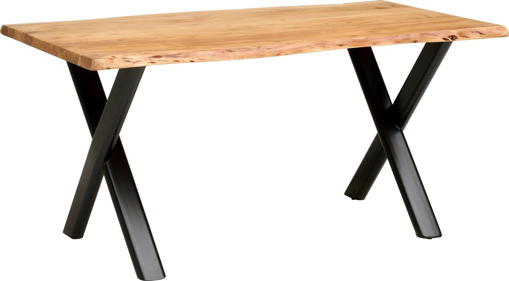 XXXLutz JÍDELNÍ STŮL, akácie, přírodní barvy, 160/90/76 cm P & B - Online Only jídelní stoly - 002641004202