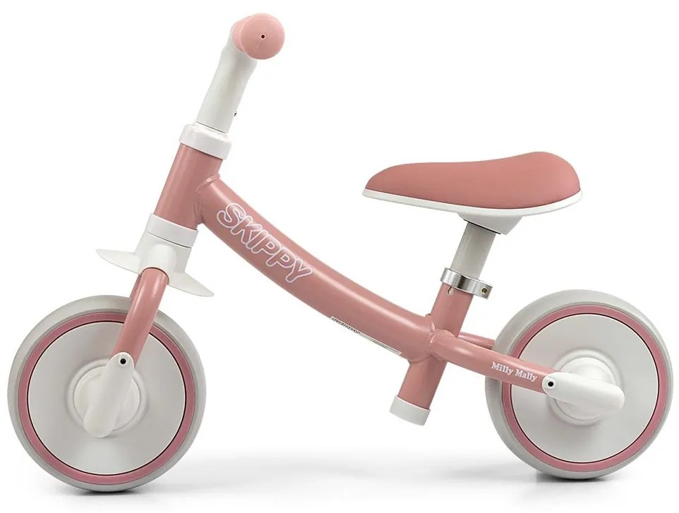 Dětské odrážedlo kolo Milly Mally Skippy pink