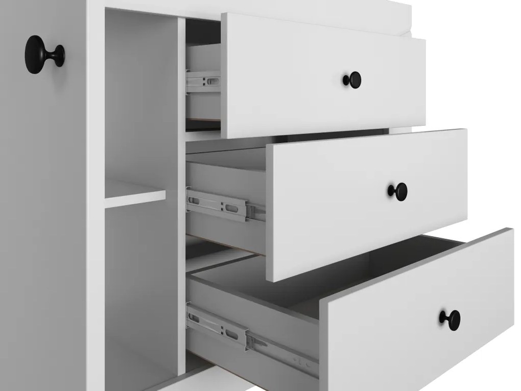 ML FURNITURE Komoda - TERNI 07, matná šedá