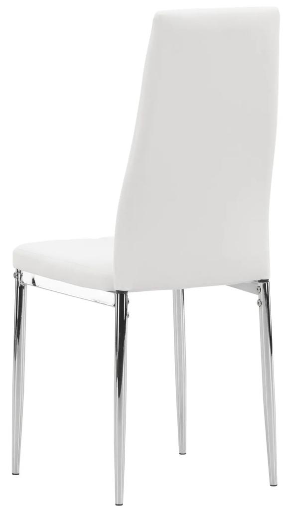 Jídelní židle Pastill, 2ks, bílá, 45x42x99