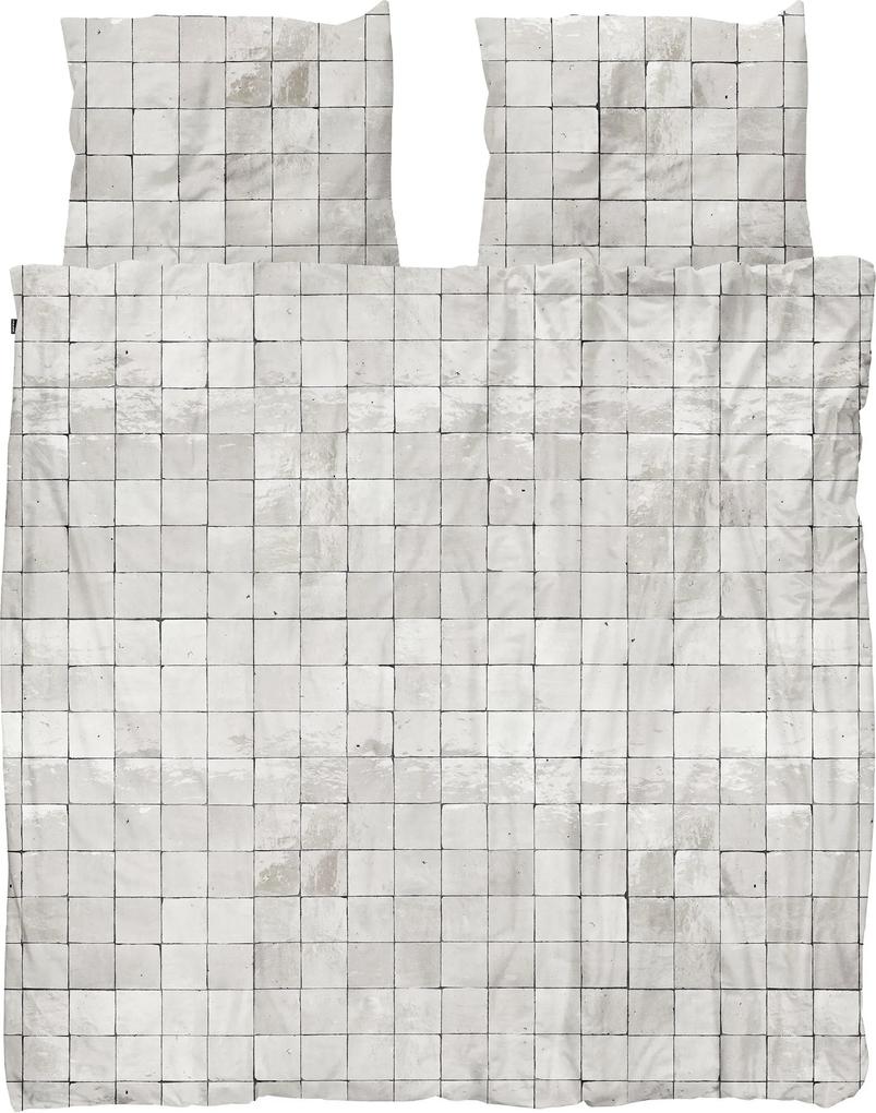 Povlečení Tiles Pearl White 200 x 200 cm
