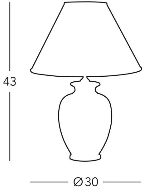 Kolarz 0014.73.6 - Stolní lampa TLAVORIO 1xE27/100W/230V