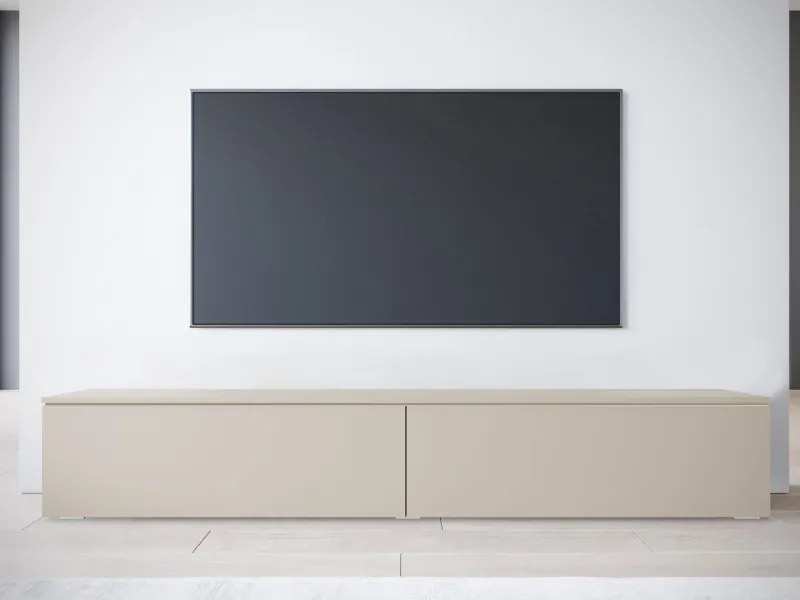 TV stolek Dlone 180, Barva: kašmírová béžová, Osvětlení: bez osvětlení