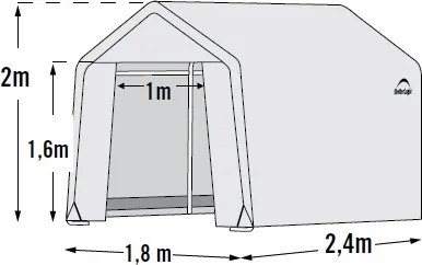 LANIT PLAST, s.r.o. fóliovník 1,8x2,4 m - 25 mm - 70600EU LG1552