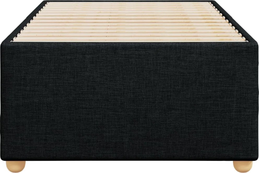 Rám postele bez matrací černá 90x200 cm textil 3284703