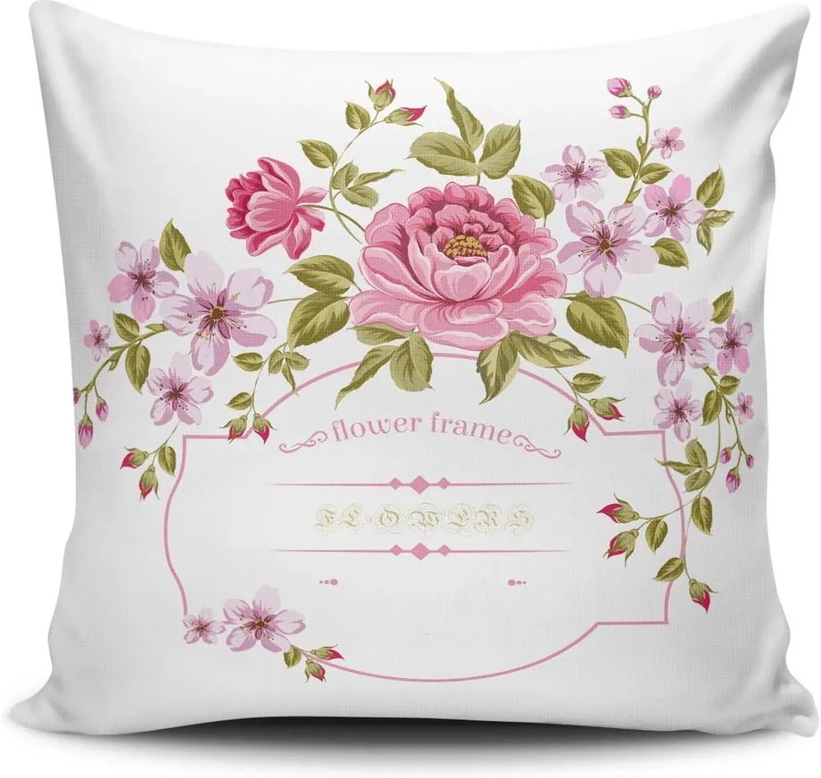 Povlak na polštář s příměsí bavlny Cushion Love Lovely, 45 x 45 cm