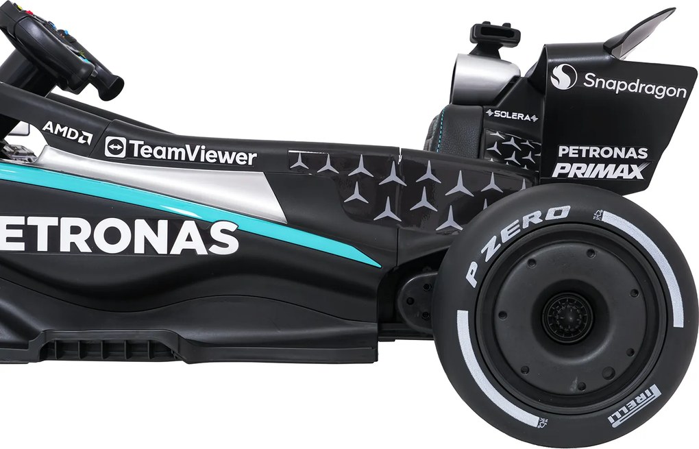 Ramiz Formule AMG Petronas F1 elektrické autíčko pro děti černé na dálkové ovládání + ovladač R/C