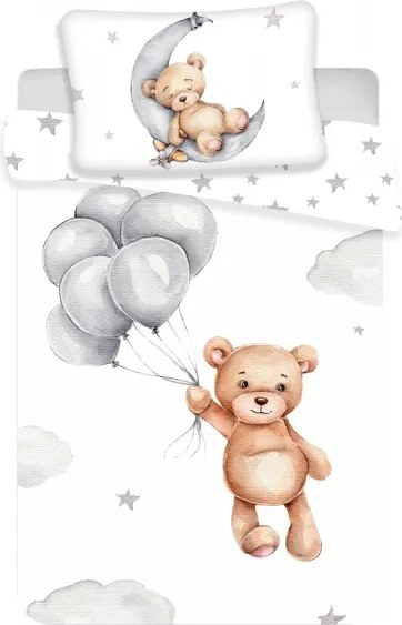 Jerry Fabrics Povlečení do postýlky Medvídek 02 baby 100x135, 40x60 cm
