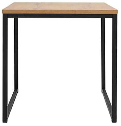 AROZ konferenční stolek LAW/40, dub lancelot/černá