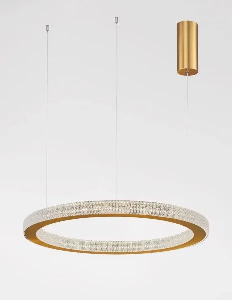 LED lustr Fiore 60 zlaté