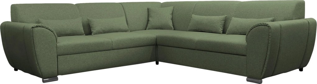 XXXLutz ROHOVÁ SEDAČKA, textil, zelená Livetastic - Sedací soupravy - 001574004204