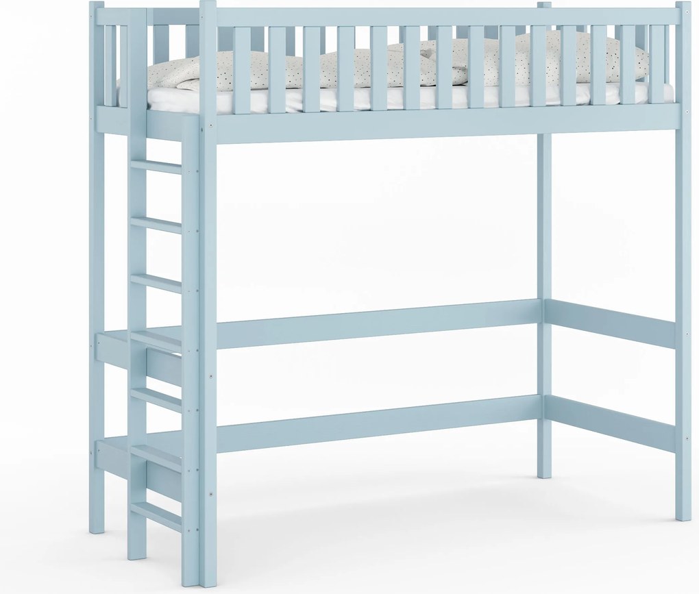 Rkids | Vyvýšená postel Livo 90x160 Modrá