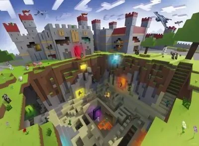Ravensburger - Puzzle - Minecraft / 300 dílků / od 9 let