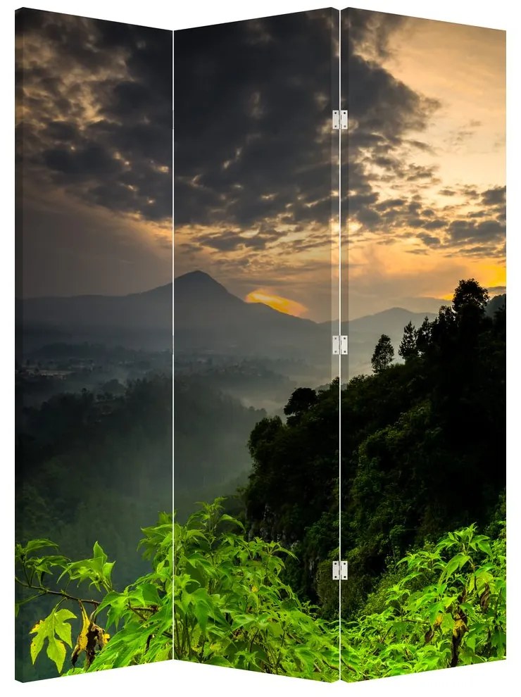 Paraván - Zelená horská krajina (126x170 cm)