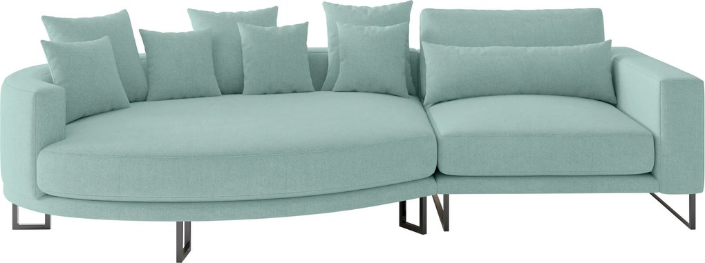 XXXLutz POHOVKA BIG SOFA, textil, tyrkysová Livetastic - Pohovky - 001968009108
