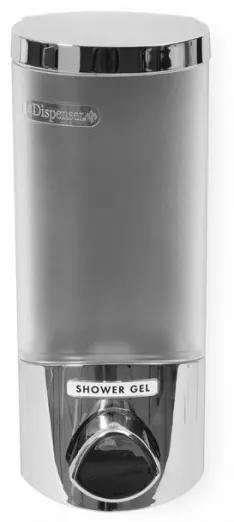 Dávkovač mýdla Compactor UNO, 360 ml / stříbrná