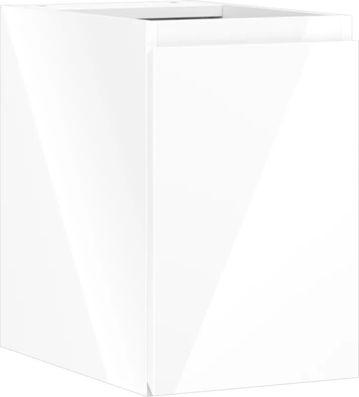 Mexen Orio, koupelnová skříňka 30 cm, 1 dvířka, bílá lesklá, 91A11-03047-1-BF00