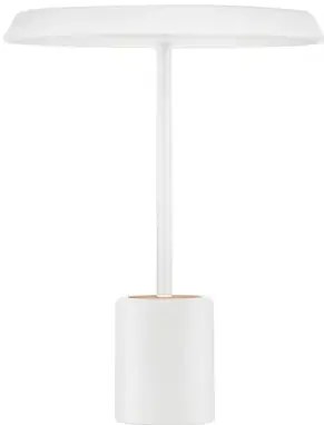 Moderní stolní lampa Ophelia Bílá