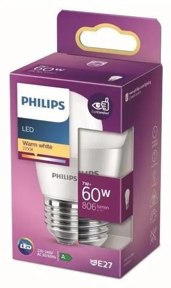 Philips | LED Žárovka Philips P48 E27/7W/230V 2700K | P5101